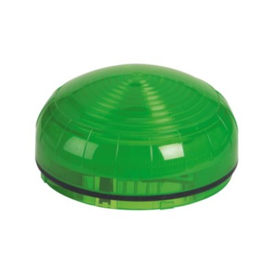 Compact size LED beacon to be equipped with base - 2500 Candelas - IP65 IK08 - Green for sale