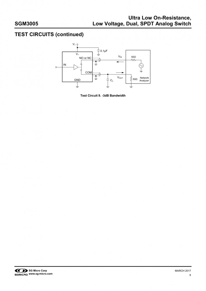 SGM3005 datasheet page 9