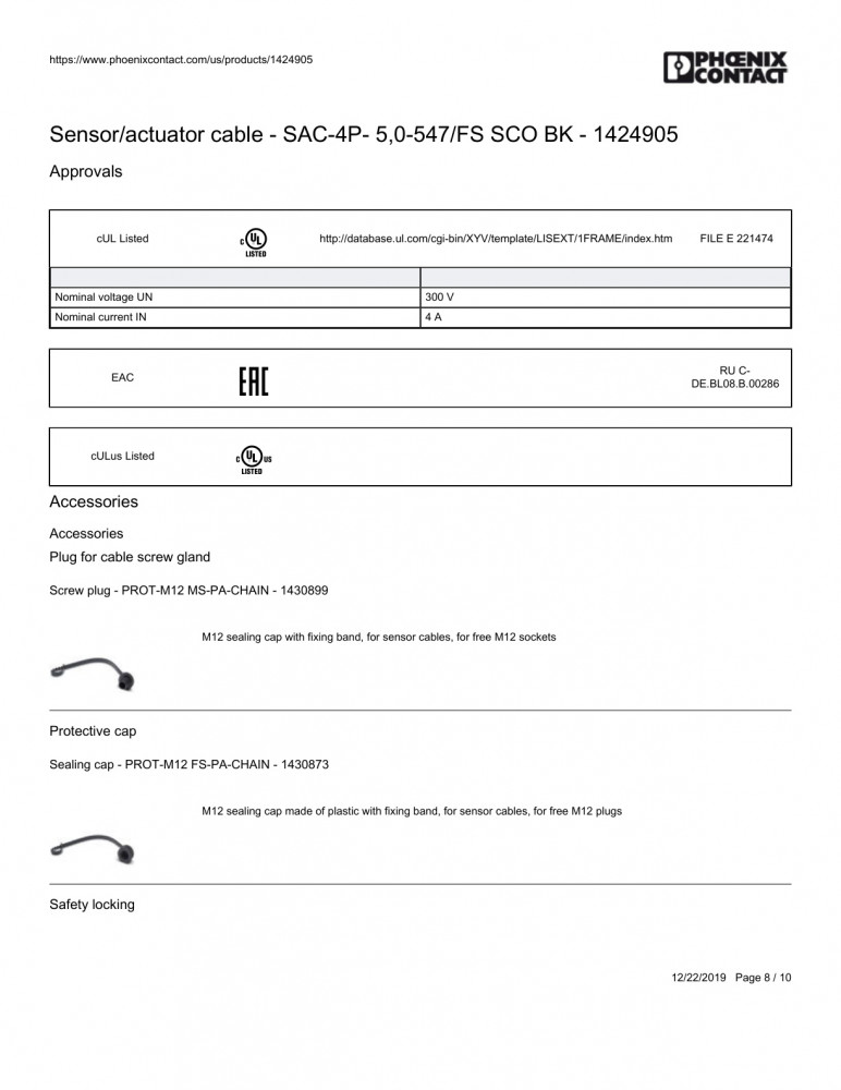 Product document page 8