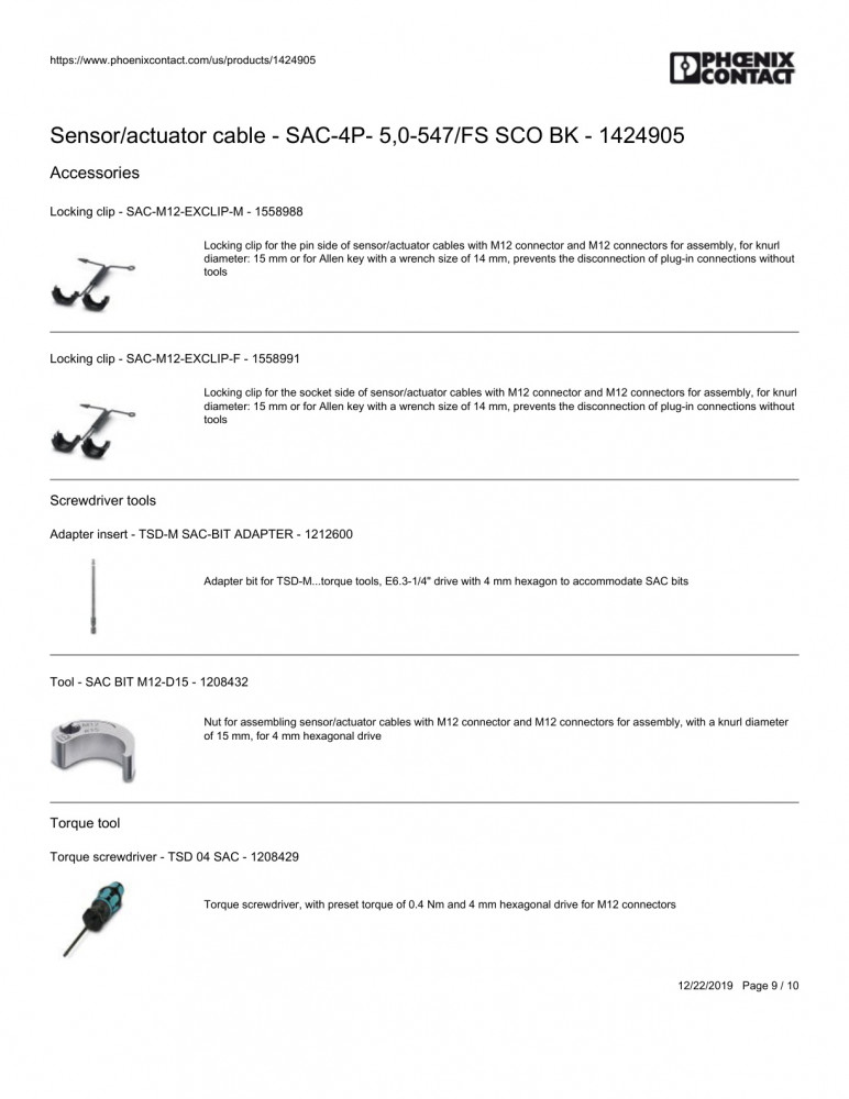 Product document page 9