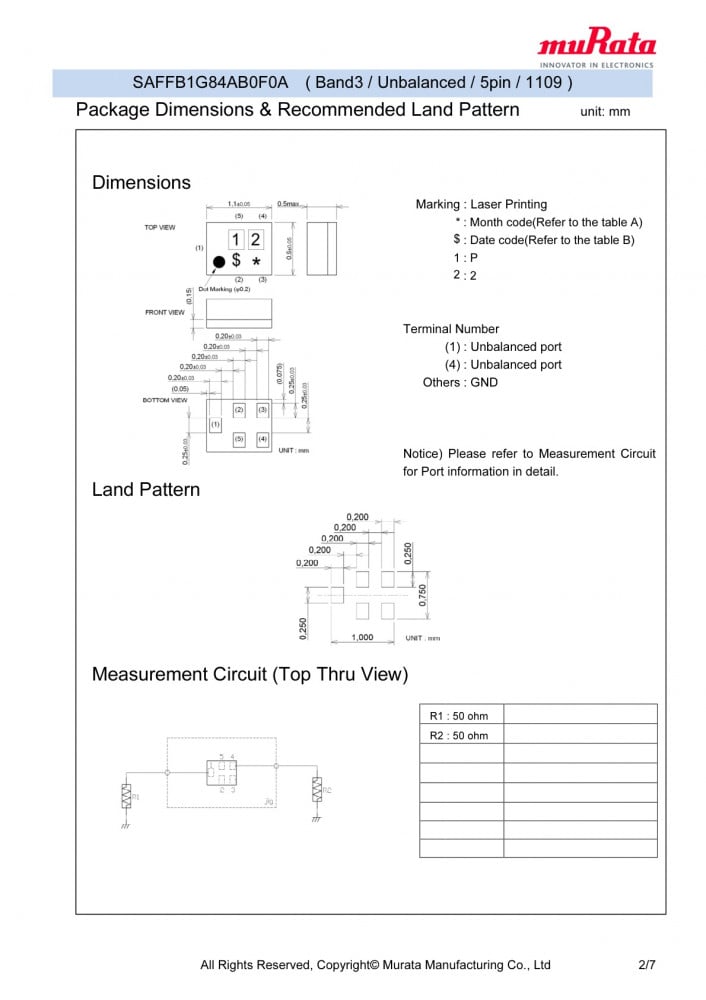 SAFFB1G84AB0F0AR1X datasheet page 3