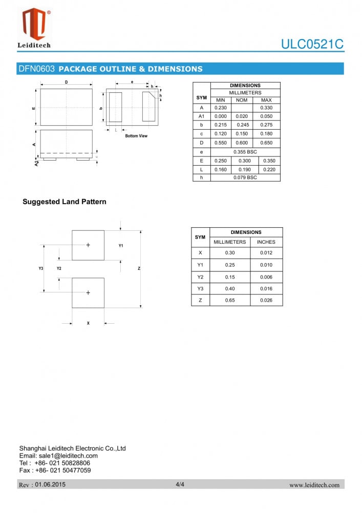ULC0521C datasheet page 4