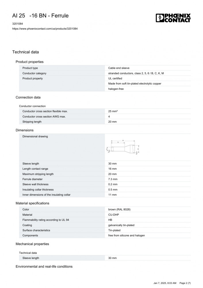 Phoenix Contact 3201084 technical document page 2