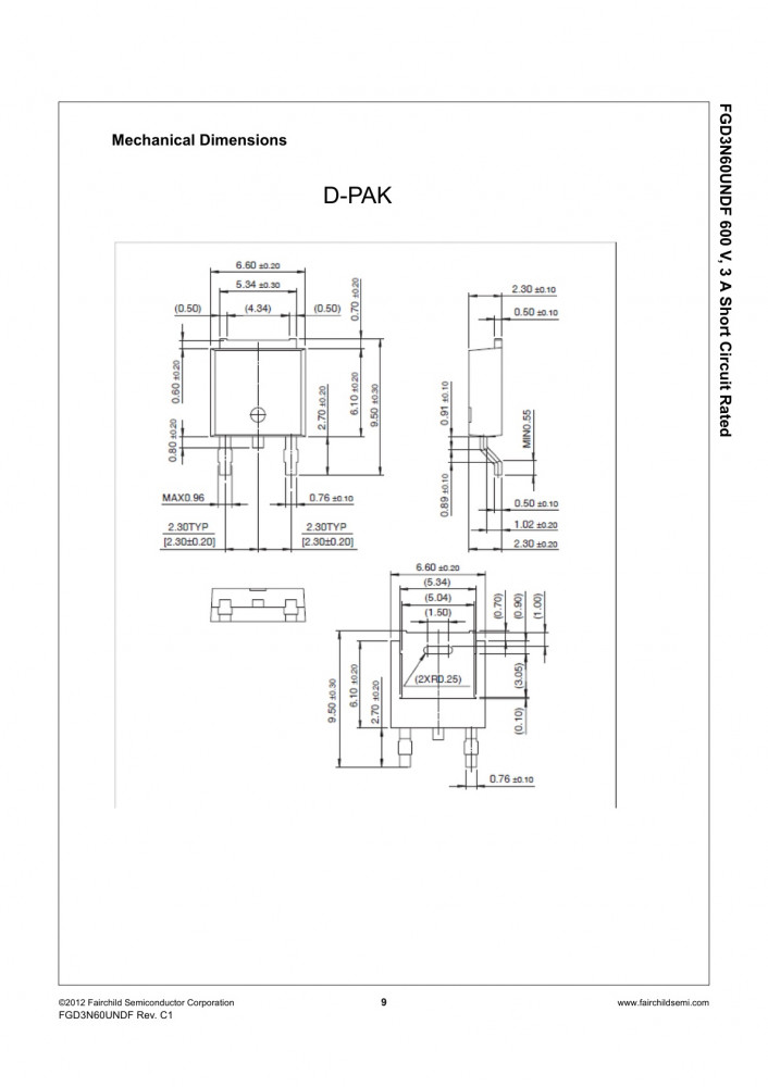 FGD3N60UNDF datasheet page 10