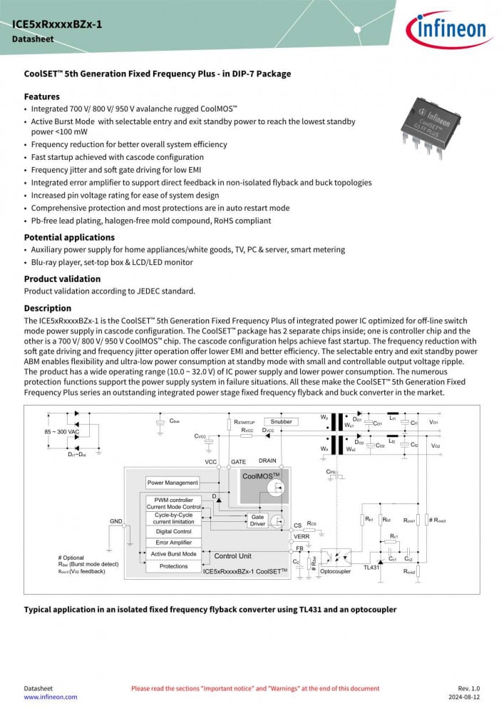 ICE5BR2280BZ1XKLA1 document page 1