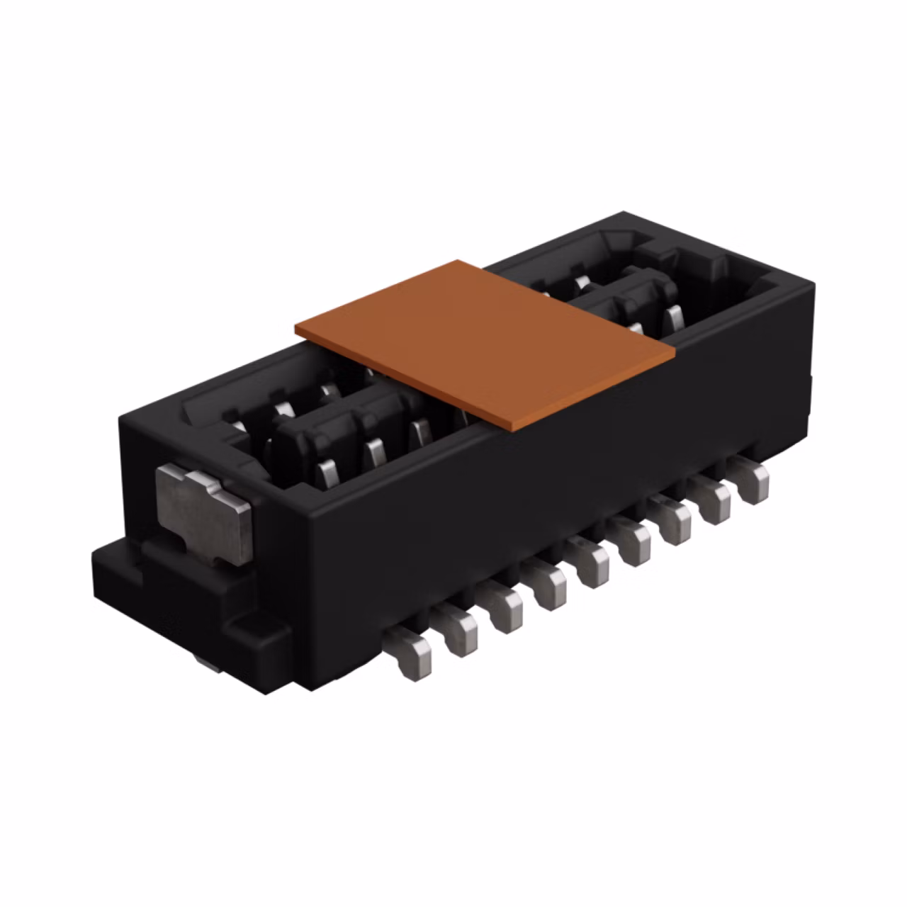 Zero-Hachi Header, 0.80mm Pitch, Dual Row, Vertical, Surface Mount, Matte Tin (Sn) Plating, Friction Lock, 18 Circuits, Tape and Reel for sale