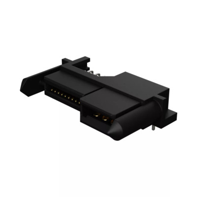 EXTreme LPHPower Receptacle Header, Right-Angle, 2 Power Contacts, 20 Signal Contacts, Select Gold (Au) Plating, for 1.57mm Thick PC Board, with Guide Posts for sale