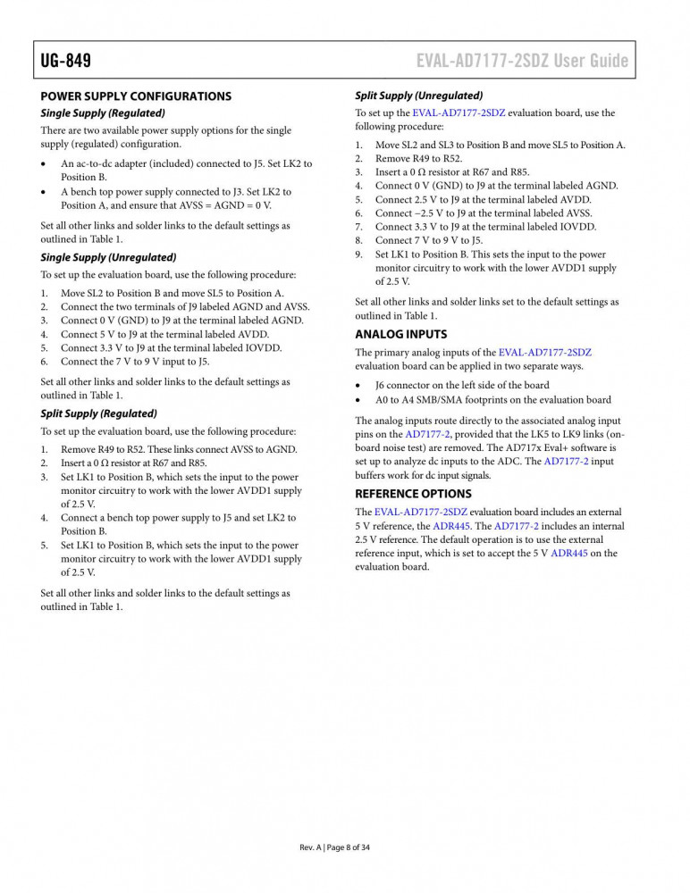 EVAL-AD7177-2SDZ technical document page 8