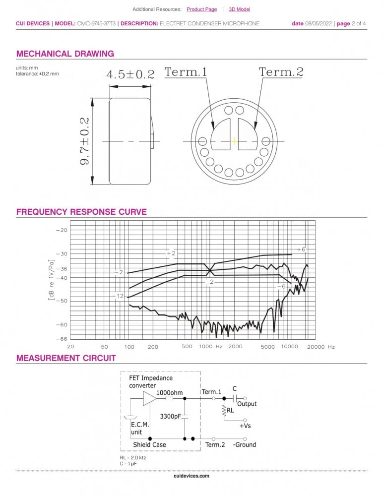 CMC-9745-37T3 datasheet page 2