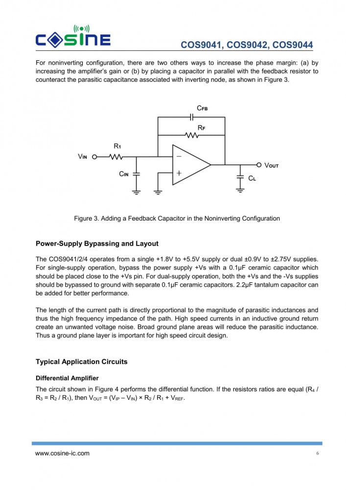 COS9041 datasheet page 6