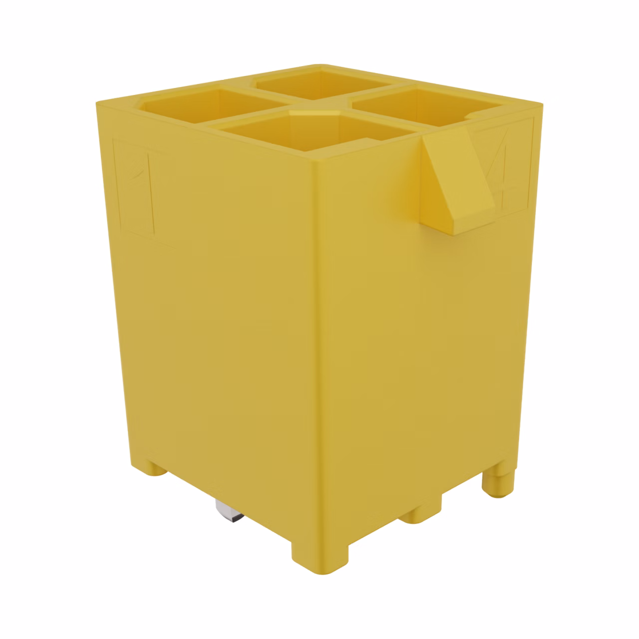 Mega-Fit Slim ColorLock Vertical Header without Crush Pegs, 5.70mm Pitch, Through Hole, Dual Row, 4 Circuits, Matte Tin (Sn) Plating, 2.93mm Tail Length, Glow-Wire Capable, Tray, Yellow for sale