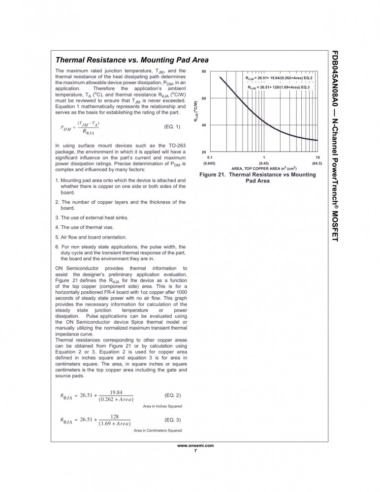 FDB045AN08A0 datasheet page 8