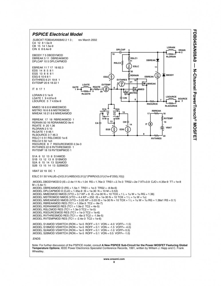FDB045AN08A0 datasheet page 9