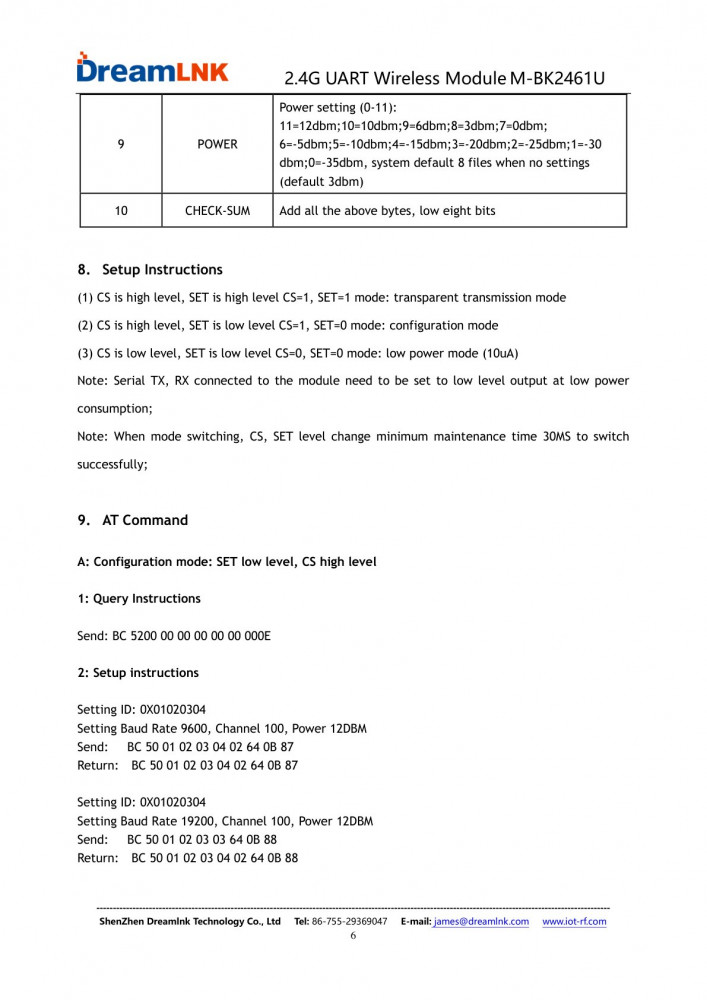 M-BK2461U datasheet page 6