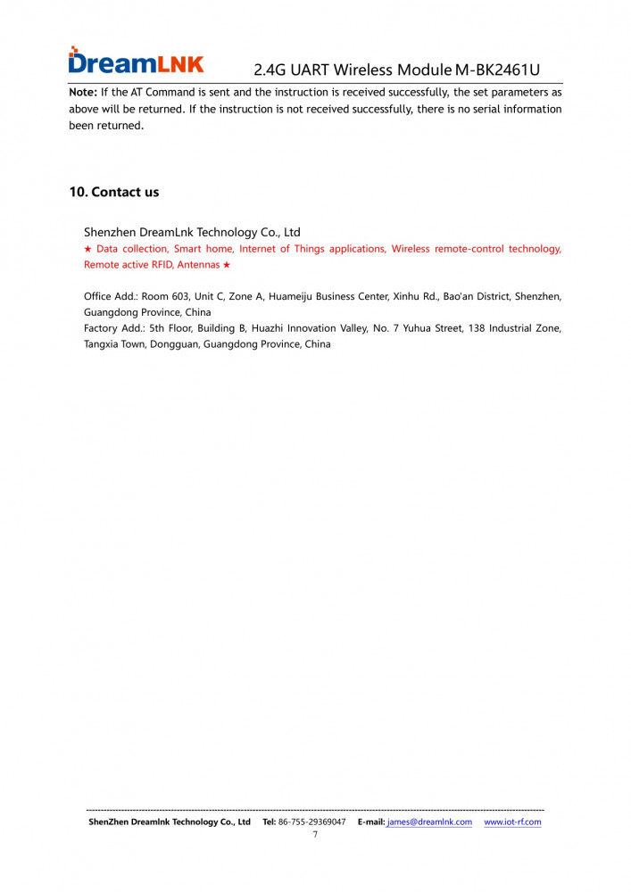 M-BK2461U datasheet page 7