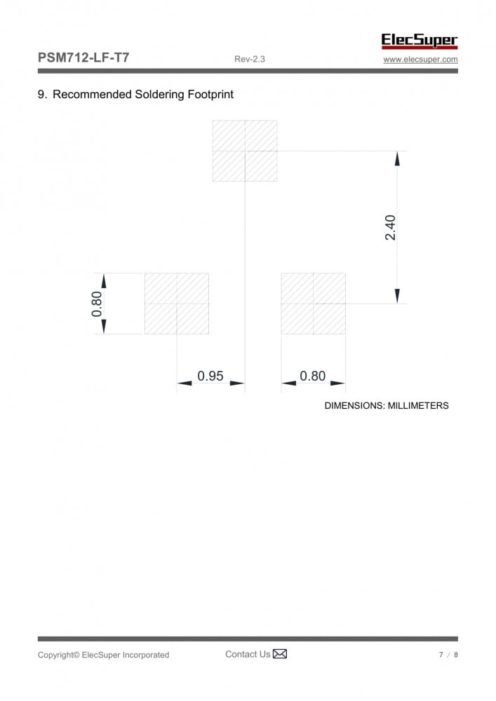 PSM712-LF-T7 datasheet page 7