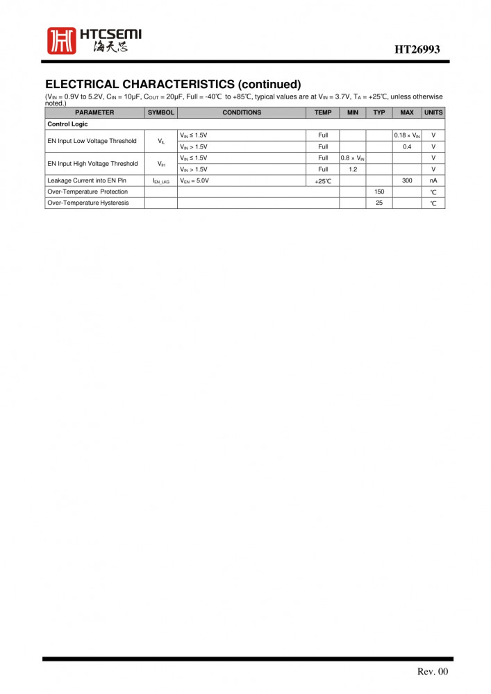 HT26993D-ADJ datasheet page 5