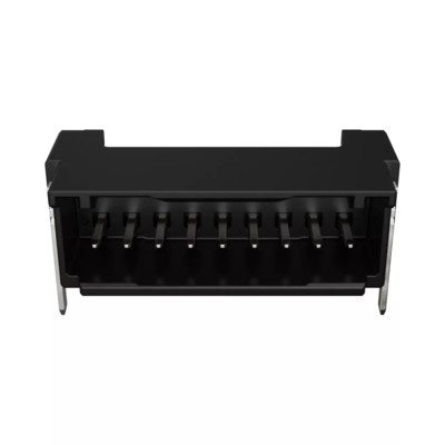 Micro-One Wire-to-Board Header, Right Angle, 2.00mm Pitch, Single Row, Glow-Wire Capable, Through Hole, 9 Circuits, Tin-Bismuth Plating, Black for sale