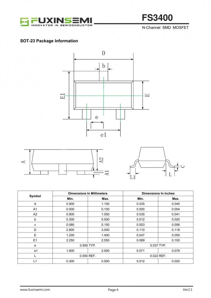FS3400 datasheet page 4
