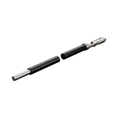 Pre-Crimped Lead Mizu-P25 Female-to-Pigtail, Tin (Sn) Plating, 450.00mm Length, 20 AWG, Black for sale