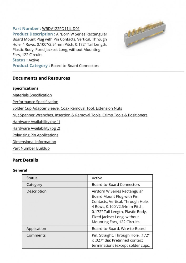 WRDV122PD11JL-D01 technical document image 1