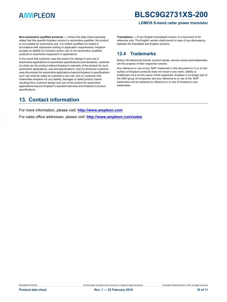 BLSC9G2731XS-200Z datasheet page 10