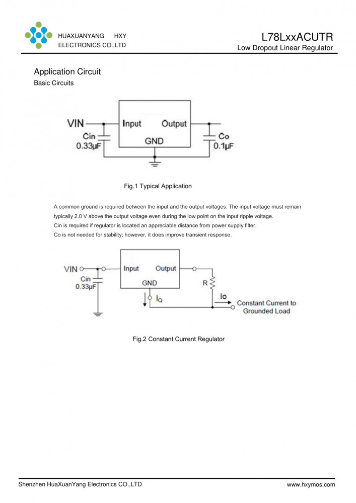 L78L05ACUTR-HXY technical document page 4