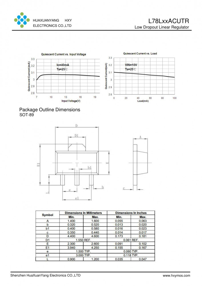 L78L05ACUTR-HXY technical document page 6