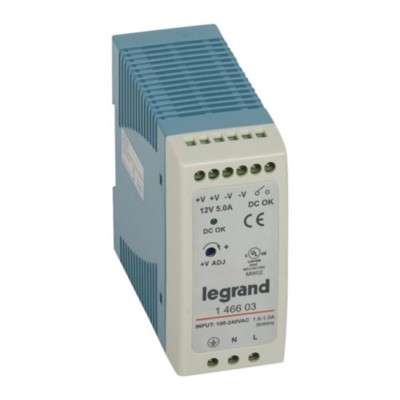 Stabilised mono/bi switching power supply - 120-480 W - output 48 V= - 480 W