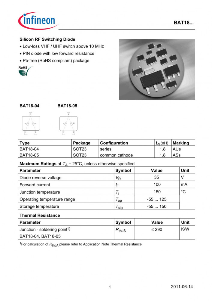 BAT 18-04 technical document page 1