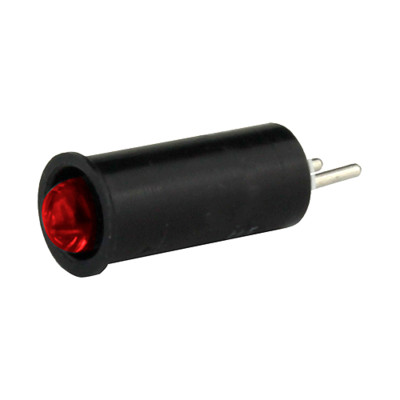 LED Panel Mount Indicator Red .290″ 120V Straight Leads for sale