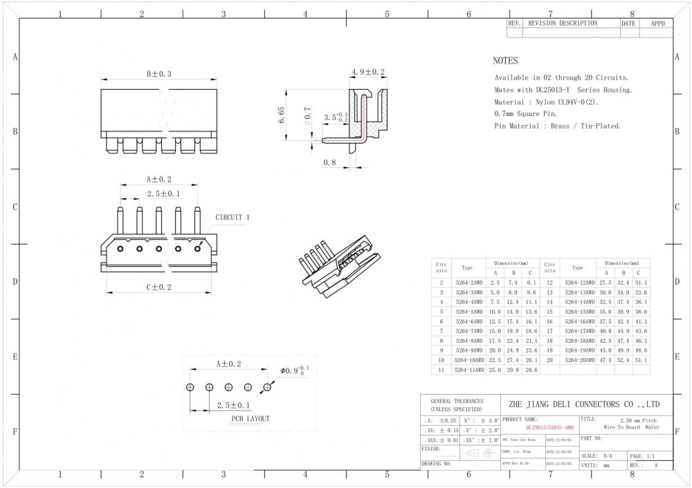 DLL 5264-T technical document page 4