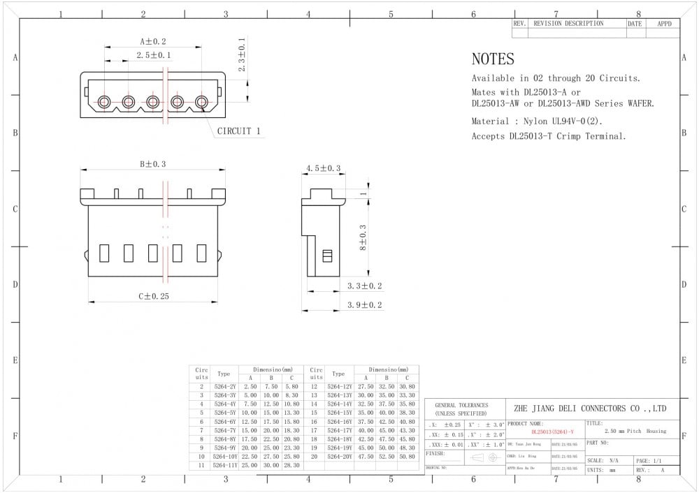 DLL 5264-T technical document page 5