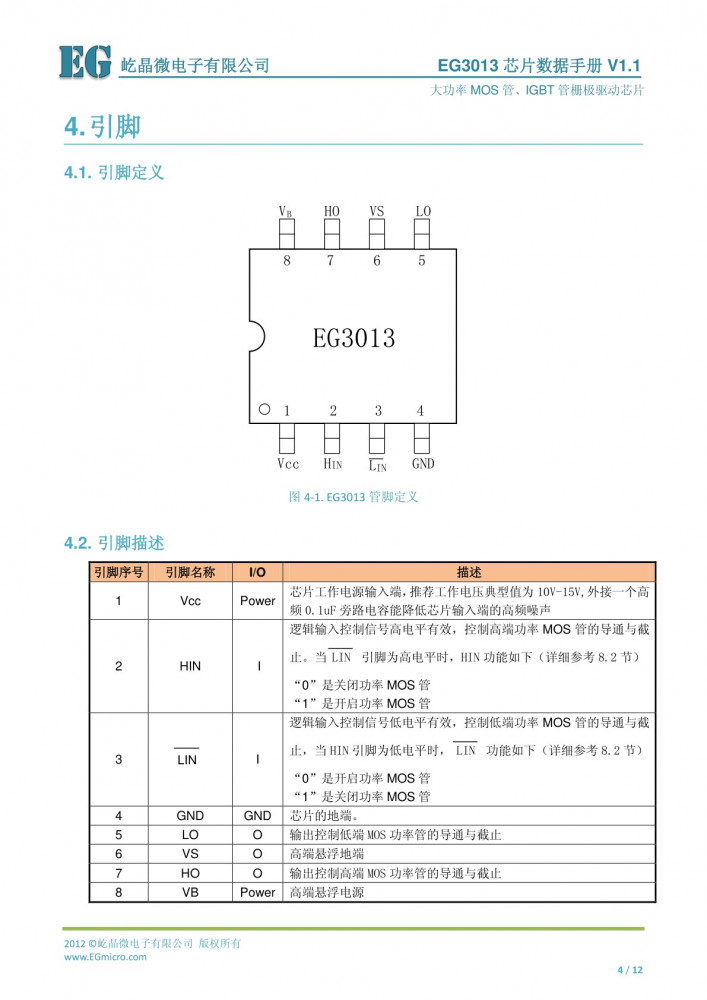 EG3013 datasheet page 5