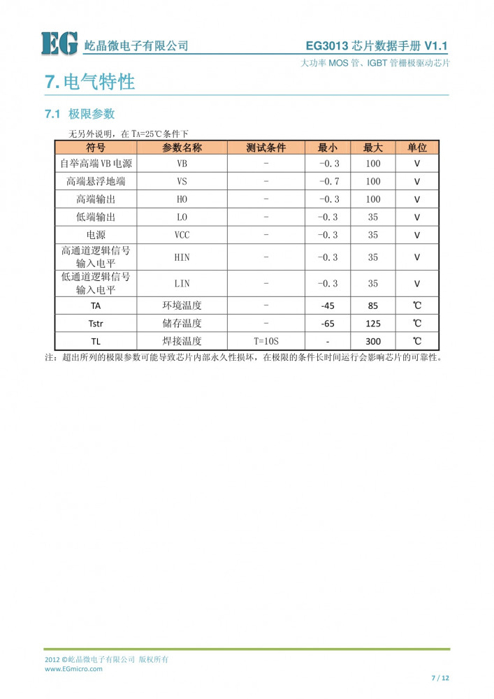 EG3013 datasheet page 8