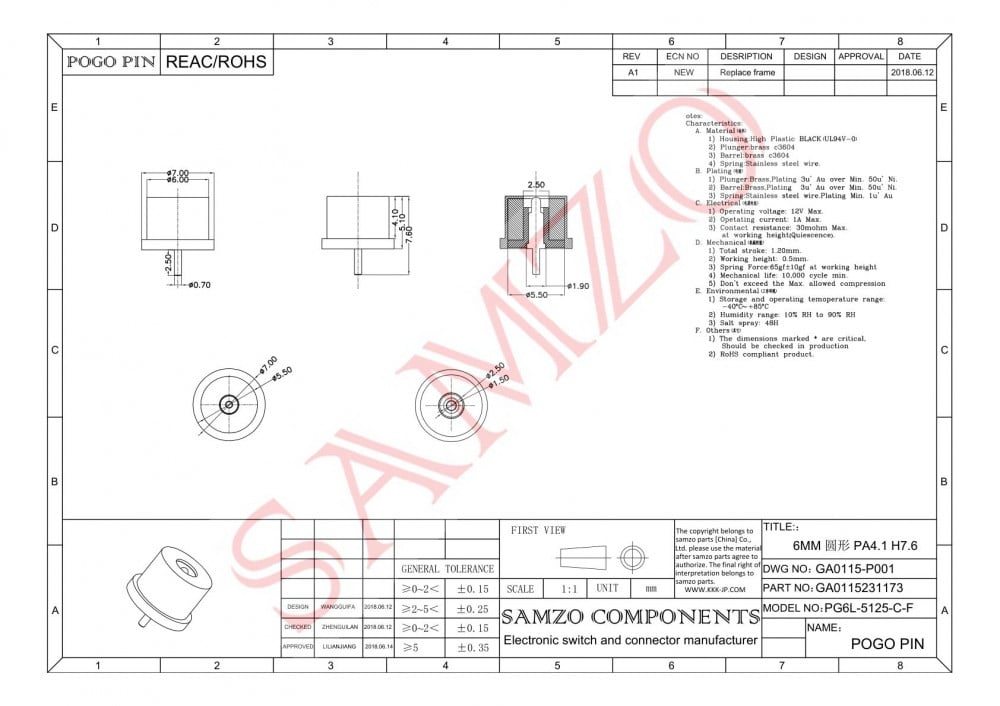 PG6L-5125-C-F technical drawing