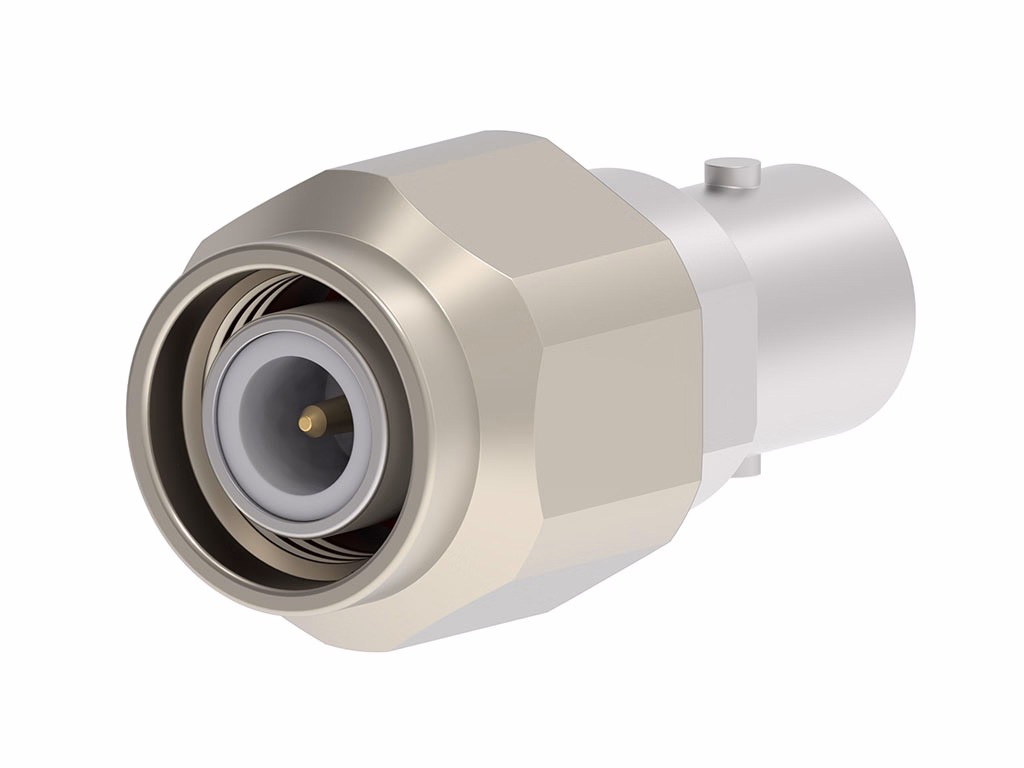 N Jack-to-SMA Jack, Between-Series Adapter, One Piece Per Bag, 50 Ohms