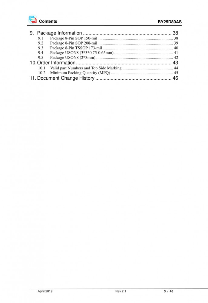 BY25D80ASSIG(R) datasheet page 3