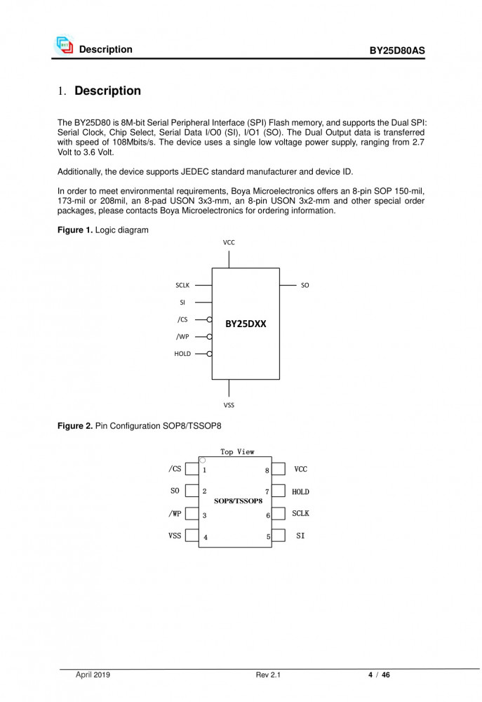 BY25D80ASSIG(R) datasheet page 4