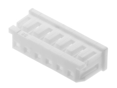 2.00mm Pitch, Micro-Latch Receptacle Crimp Housing, Single Row, 11 Circuits, Natural