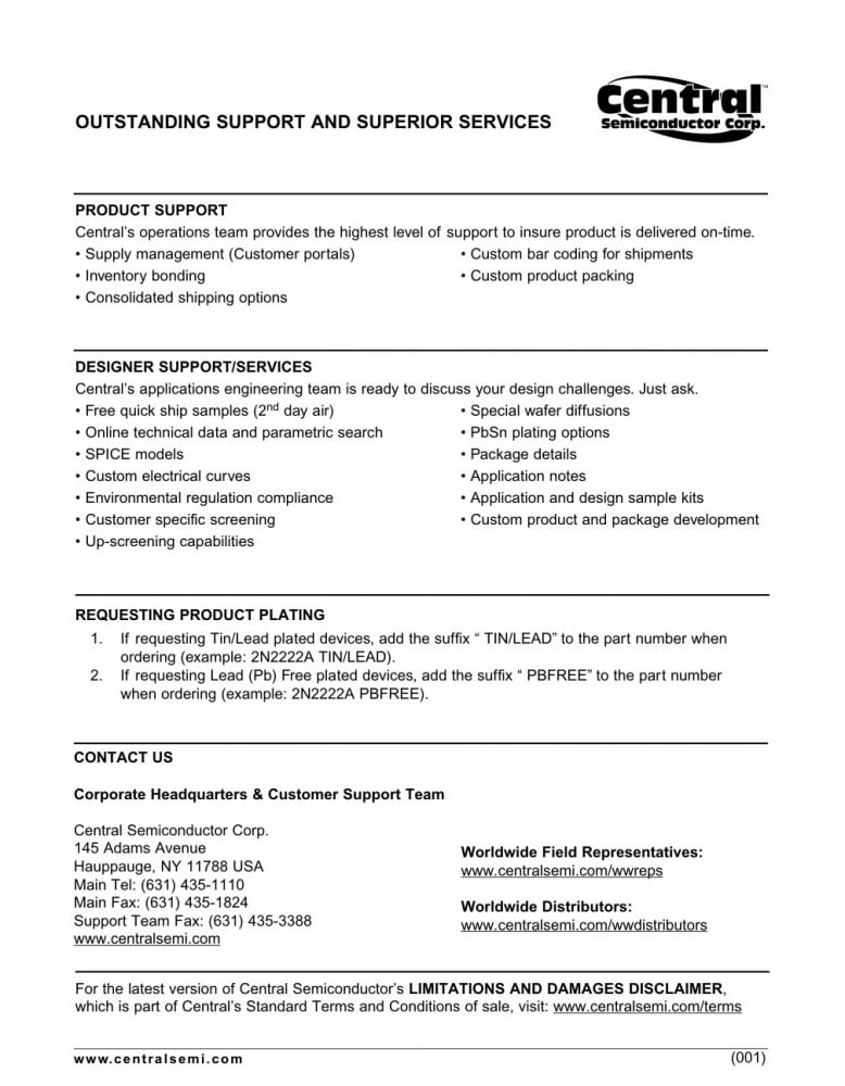 Central 1N964B datasheet page 4