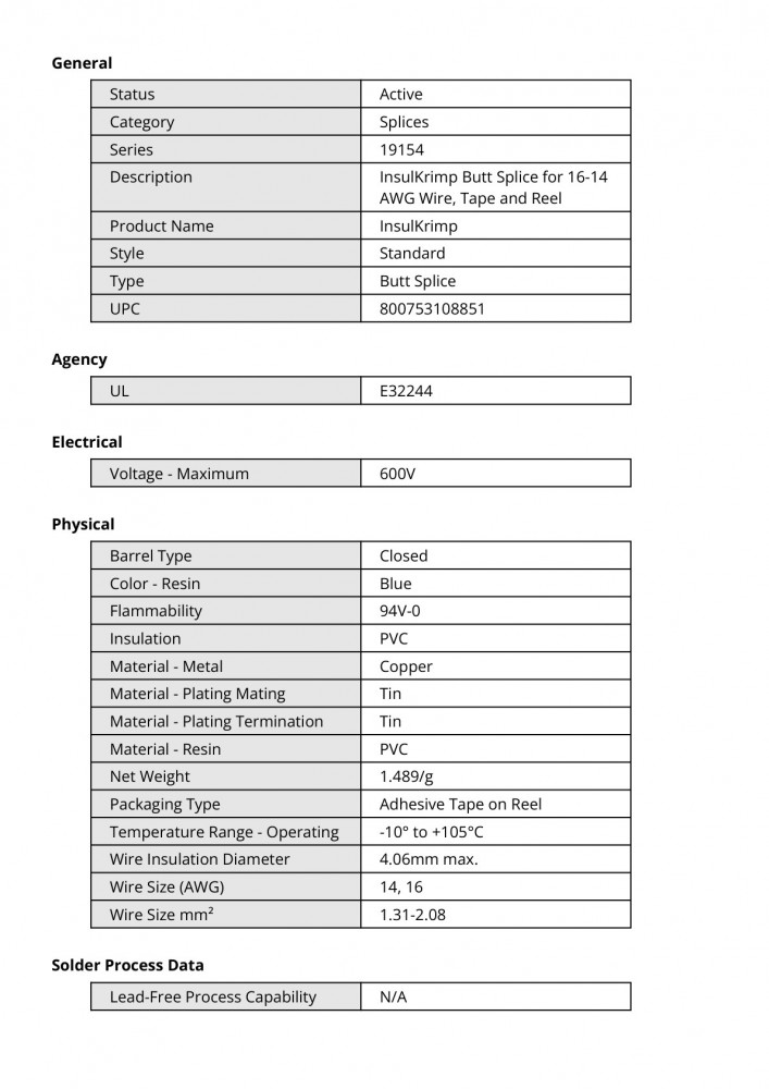 191540017 product document image, page 2