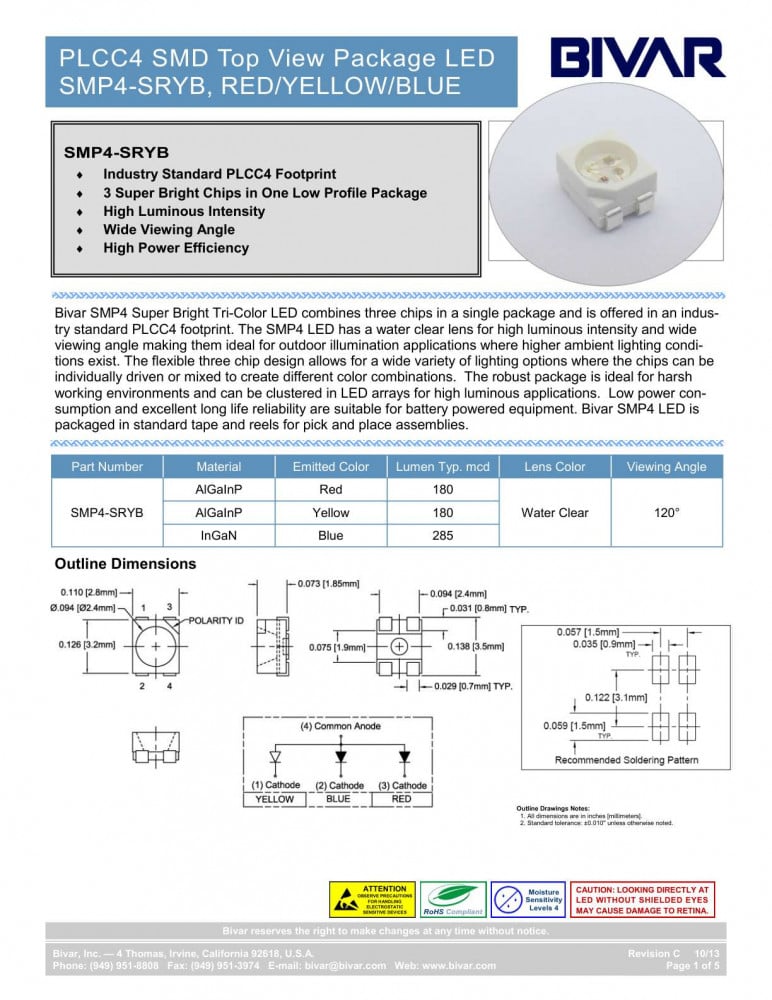 SMP4-SRYB technical document page 1