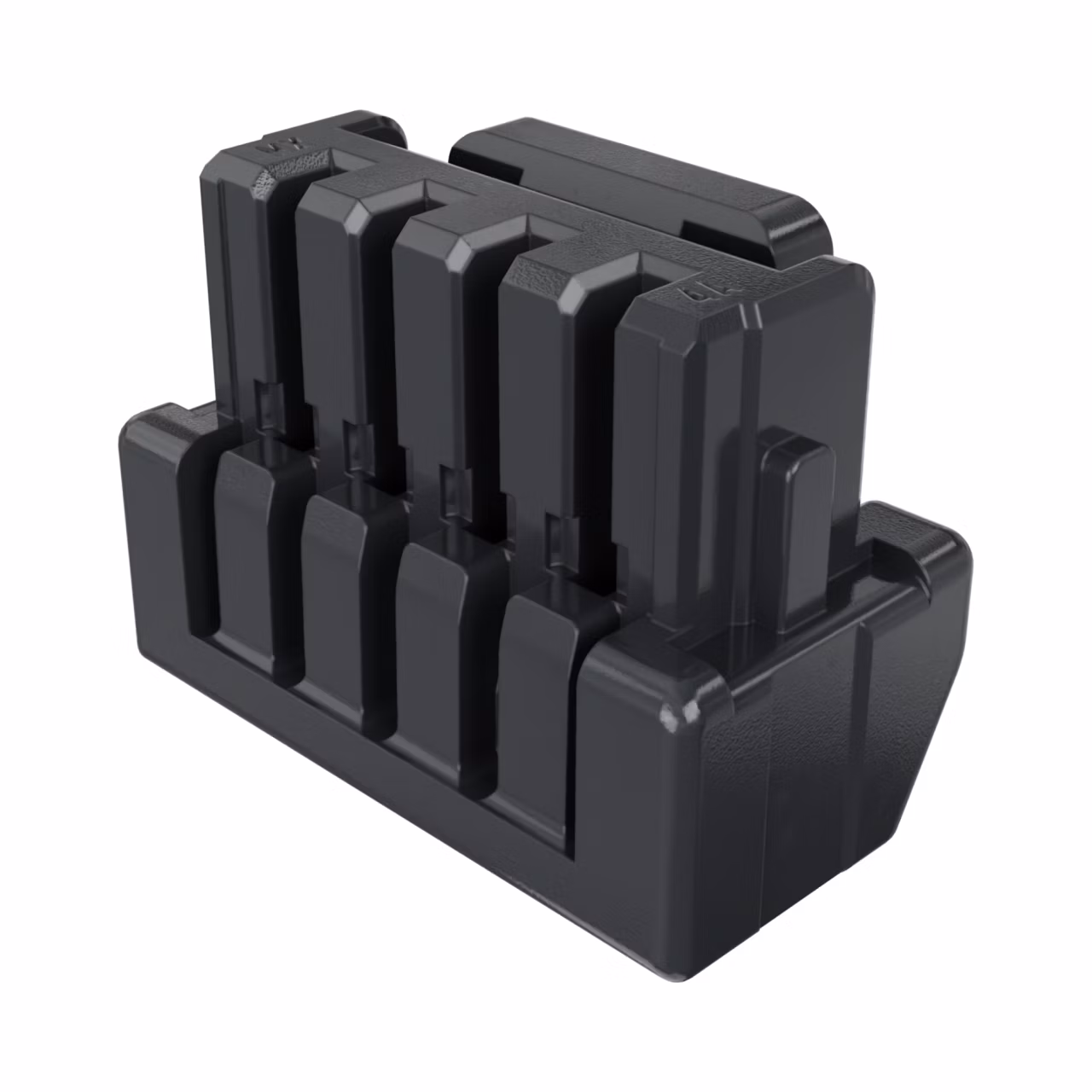 1.50mm Pitch, Micro-Lock Plus Receptacle Crimp Housing, Single Row, Positive Lock, 4 Circuits, Black for sale