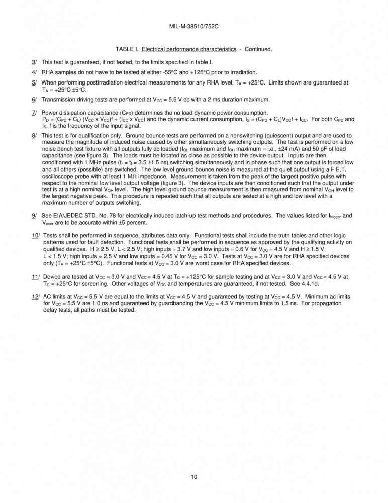 54AC86/SDA-R specification page 10