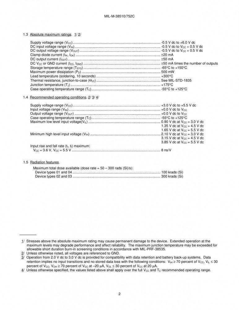 54AC86/SDA-R specification page 2