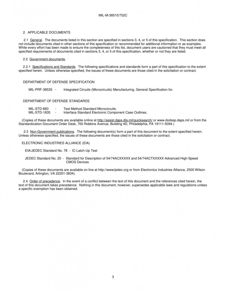 54AC86/SDA-R specification page 3