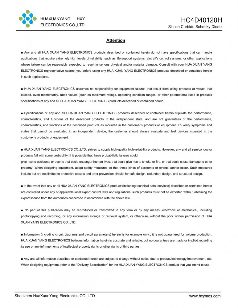 HC4D40120H datasheet page 6