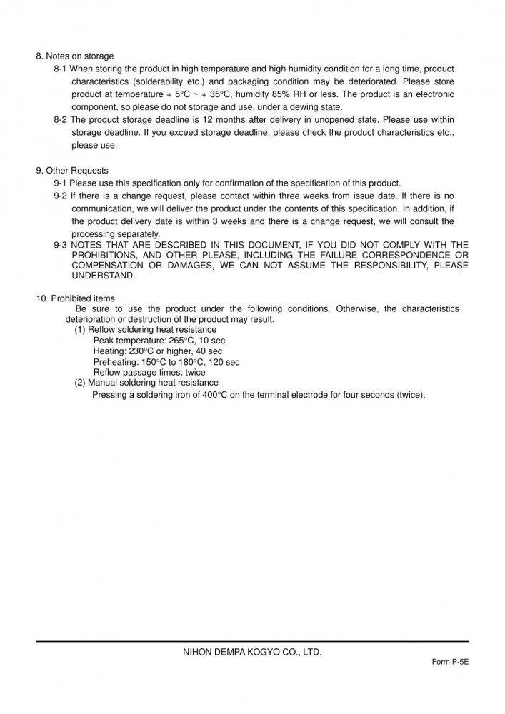 NDK NX2016SA specification page 4