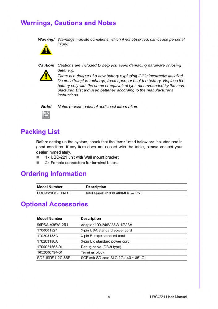 UBC-221 documentation page 5
